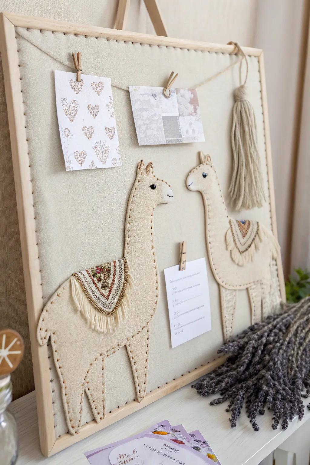 5+ Creative Llama Bulletin Board Ideas - Moss & Twine
